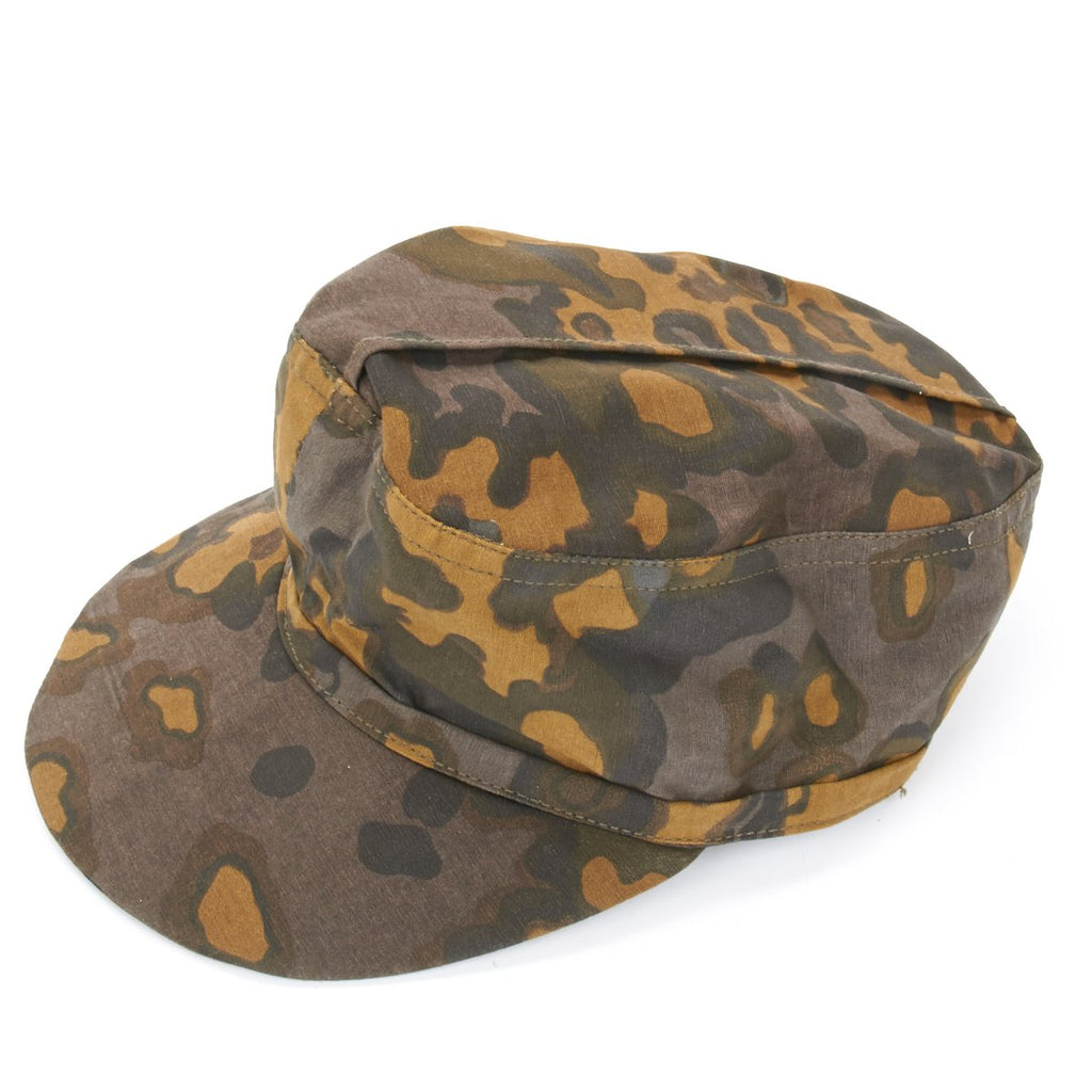 German WWII Reversible M43 Field Cap- Oakleaf Pattern A Camouflage ...