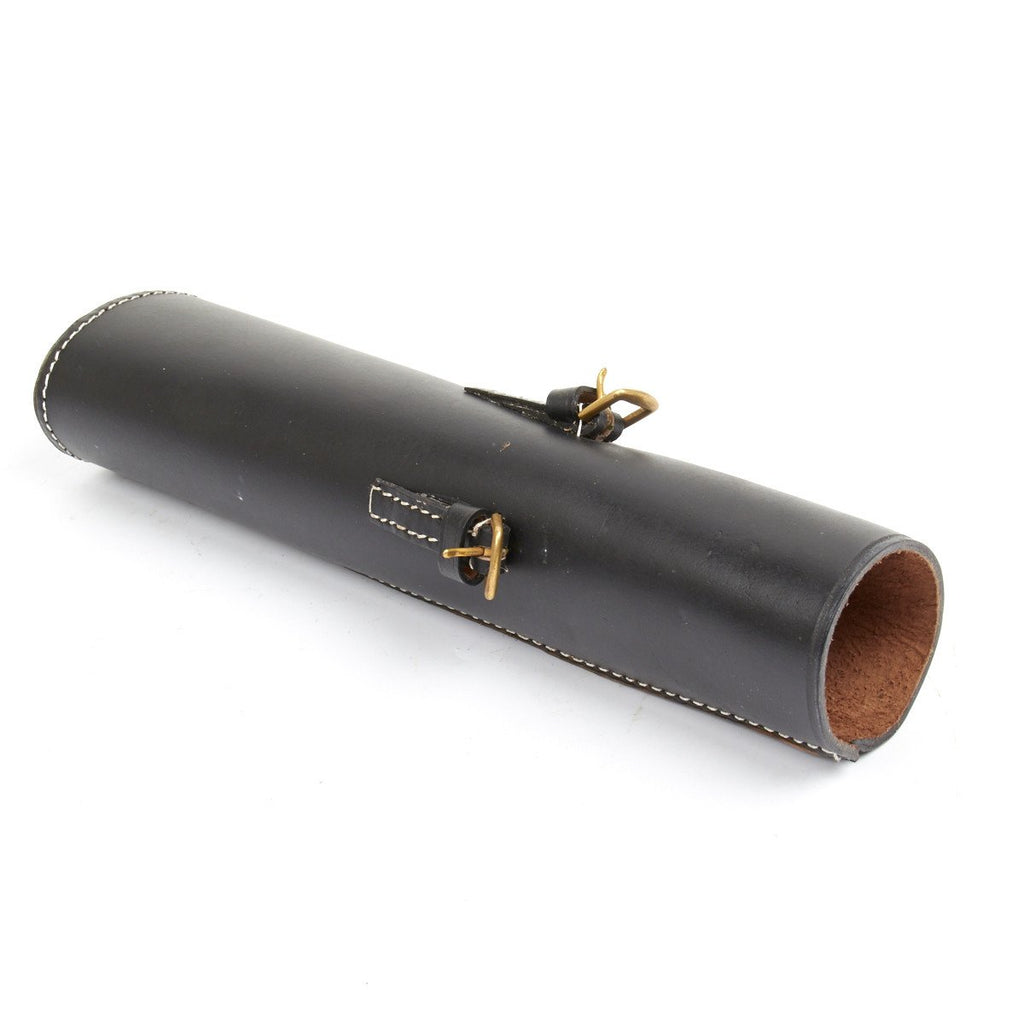 German WWII 98k Rifle Sniper Scope Black Leather Carry Case with Carry ...