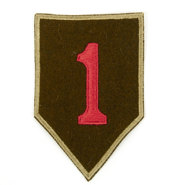 U.S. WWI 1st Infantry Division Shoulder Patch - The Big Red One ...