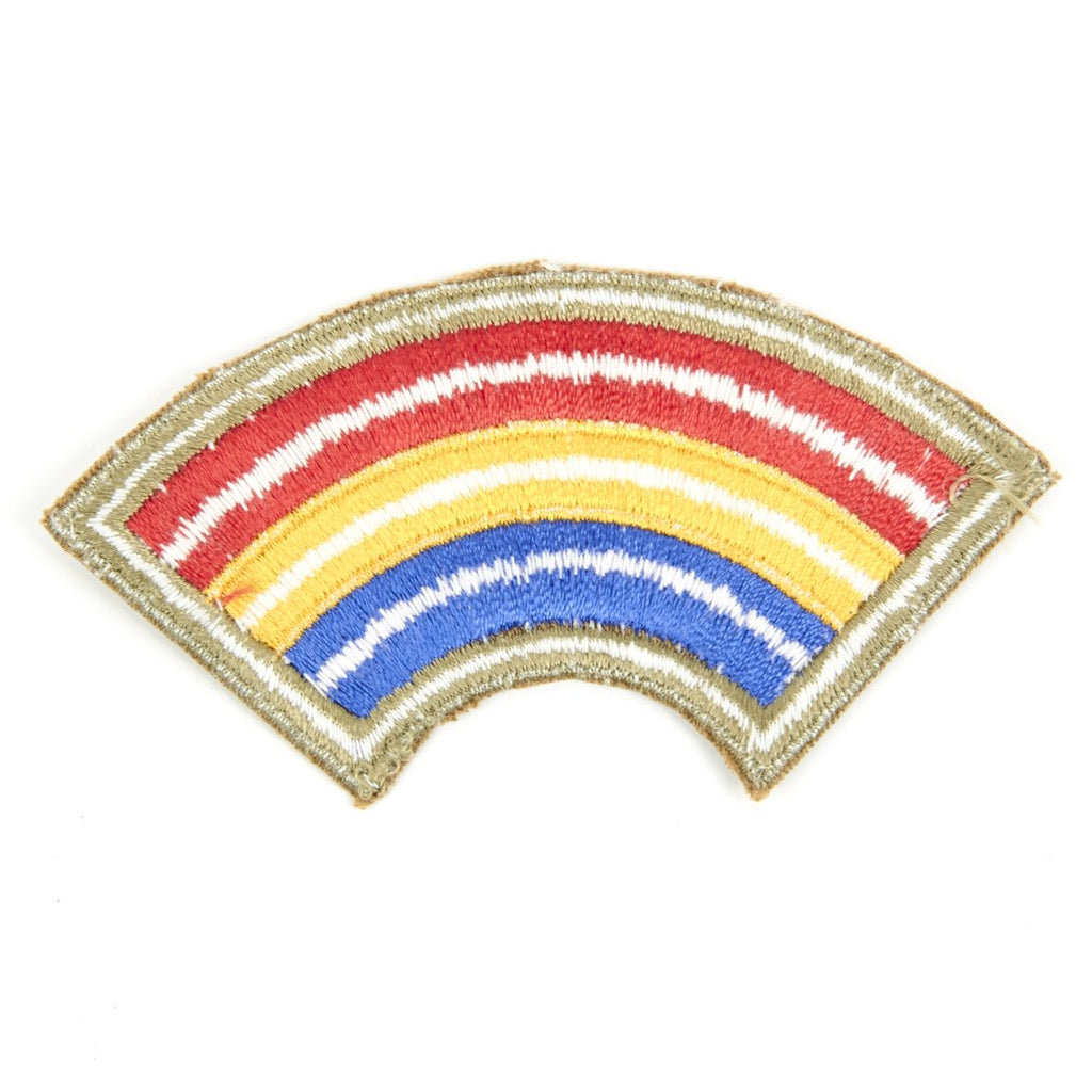 U.S. WWII 42nd Infantry Division Shoulder Patch- Rainbow ...