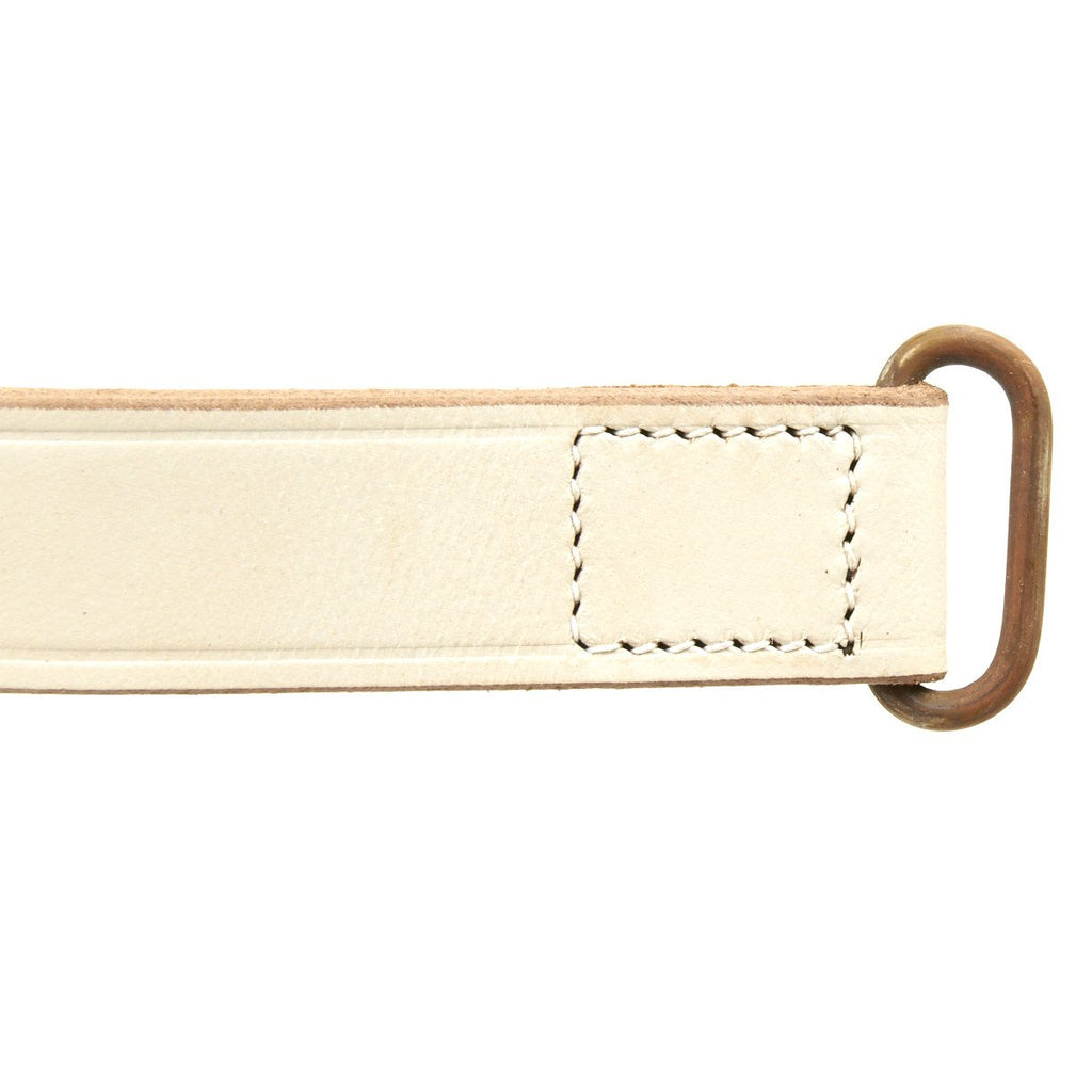 U.S. M1903 Springfield Rifle WWI 1907 Pattern White Leather Parade Sli ...