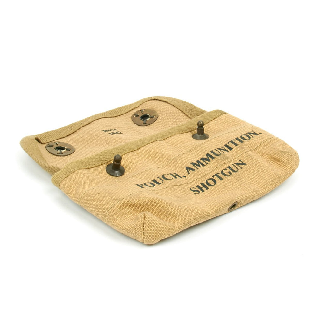 U.S. WWII Khaki Shotgun Shell Pouch – International Military Antiques