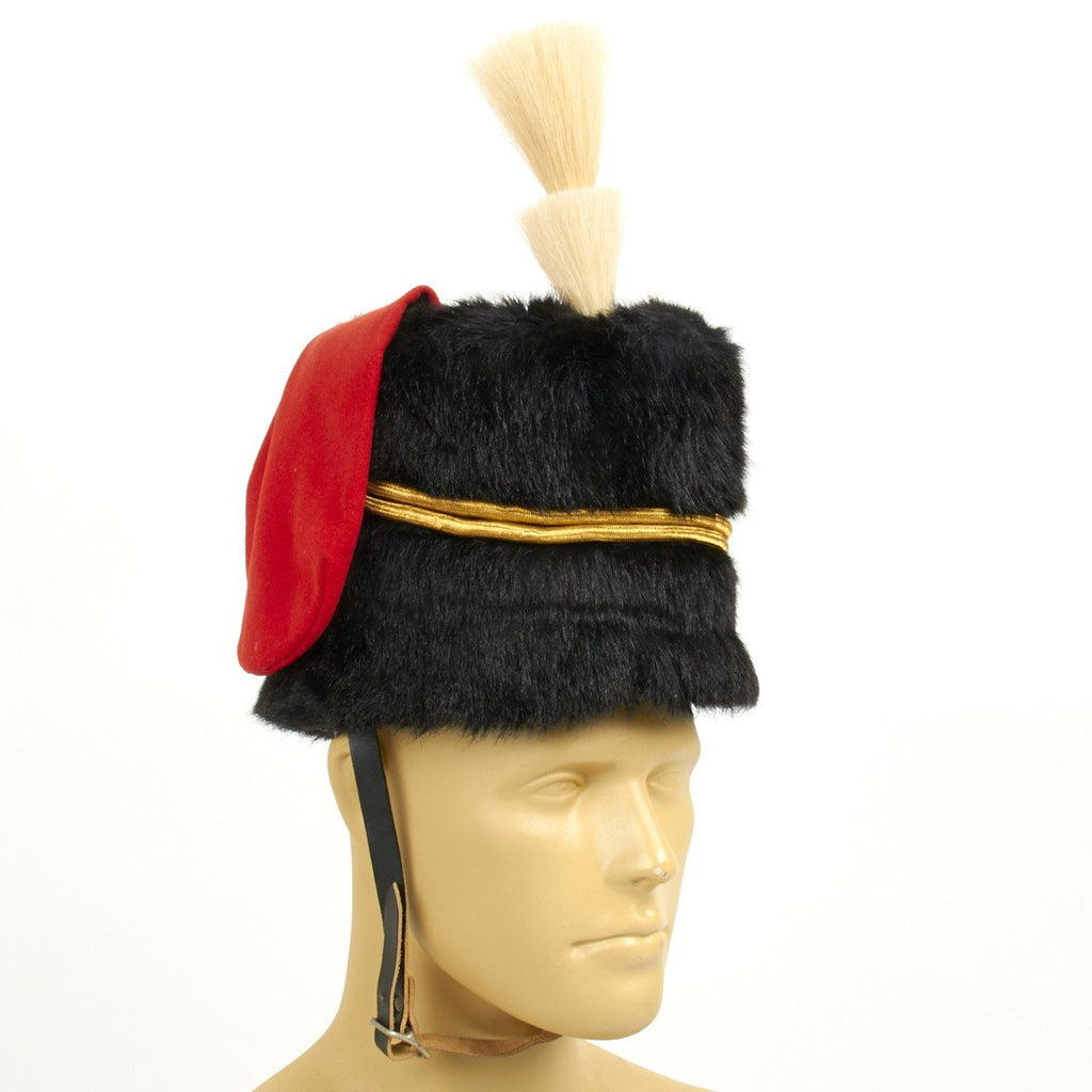 Original British Royal Horse Artillery Bugler Busby Fur Helmet ...