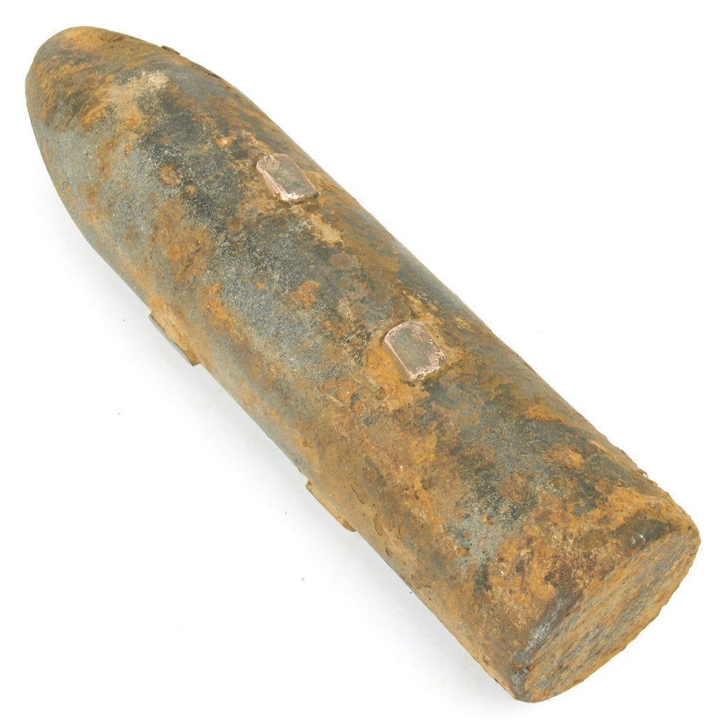 Original U.S. Civil War type Armstrong Inert 12-Pounder Studded Shell ...