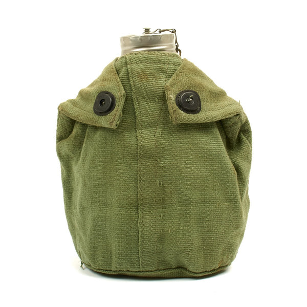 Original British WWII Pattern 1944 Water Bottle and Cup with Canvas ...
