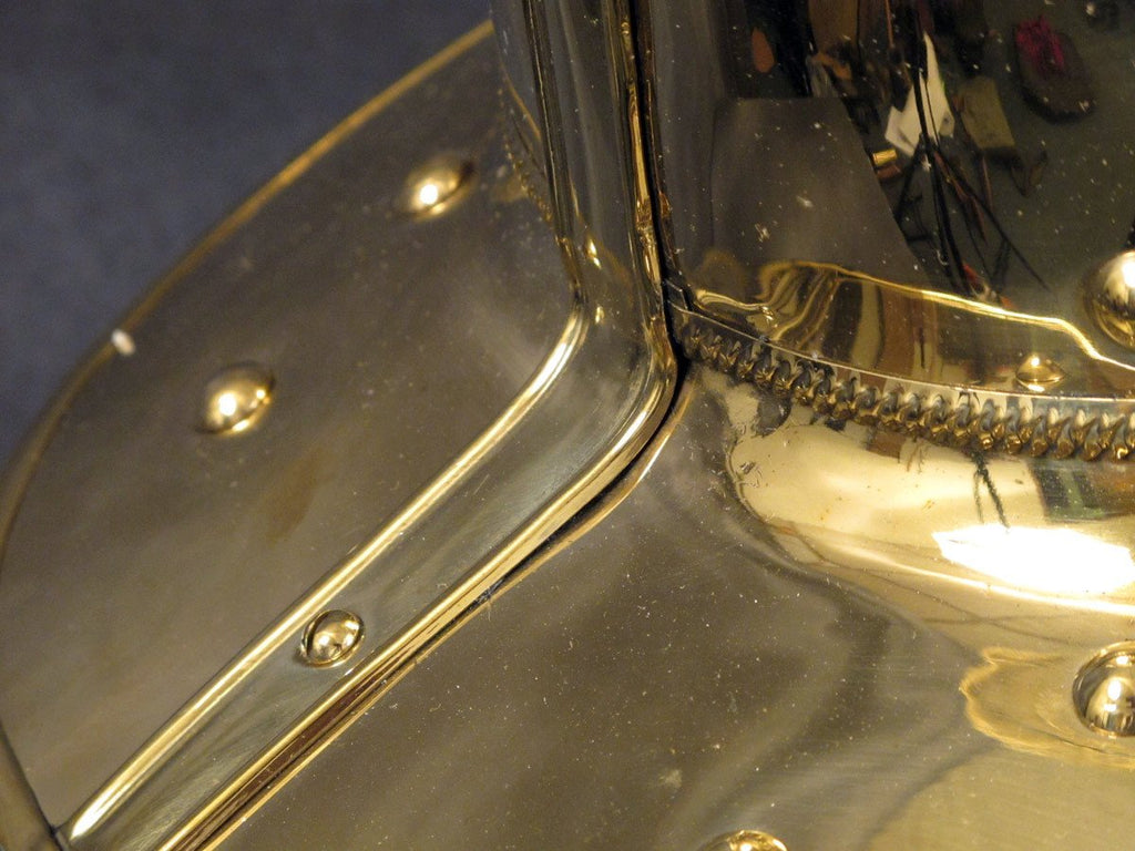 British Brass Merryweather Parade Fire Helmet – International Military ...