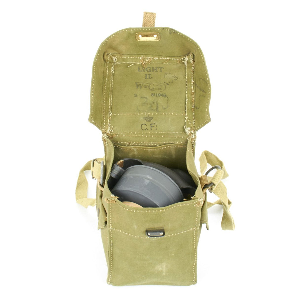 Original British WWII Gas Mask Set – International Military Antiques