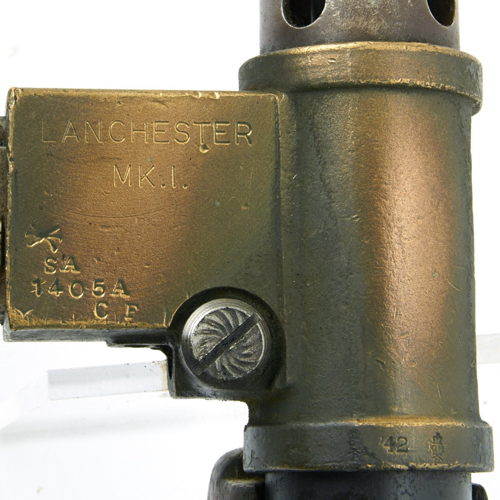 Original British WWII Lanchester Display Sub Machine Gun ...