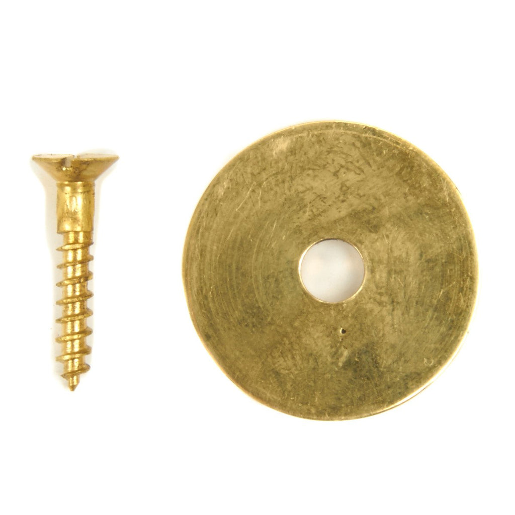 British Lee-Enfield SMLE Butt Stock Brass Marking Disc with Screw ...