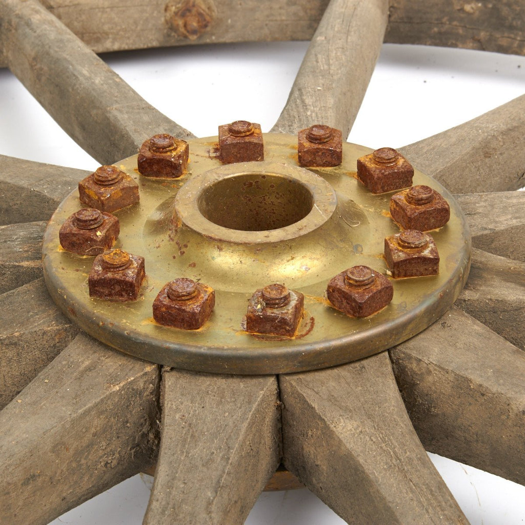 Original British Victorian Era Cannon Wagon Wooden Wheel- 36 Inch ...