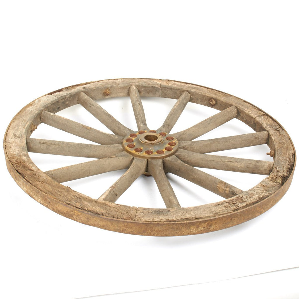 Original British Victorian Era Cannon Wagon Wooden Wheel- 36 Inch ...