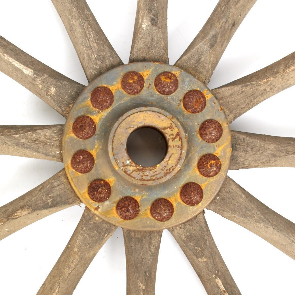 Original British Victorian Era Cannon Wagon Wooden Wheel- 36 Inch ...