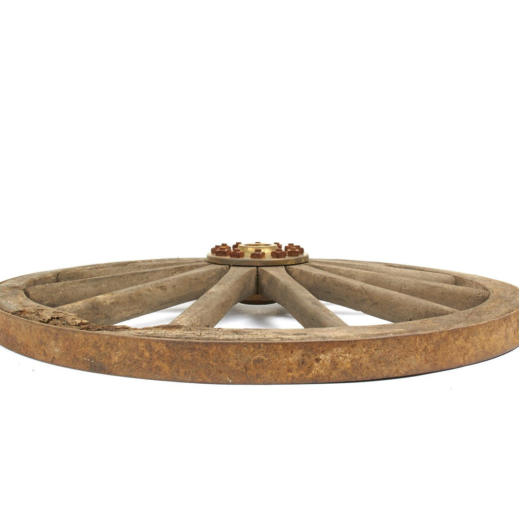 Original British Victorian Era Cannon Wagon Wooden Wheel- 36 Inch ...