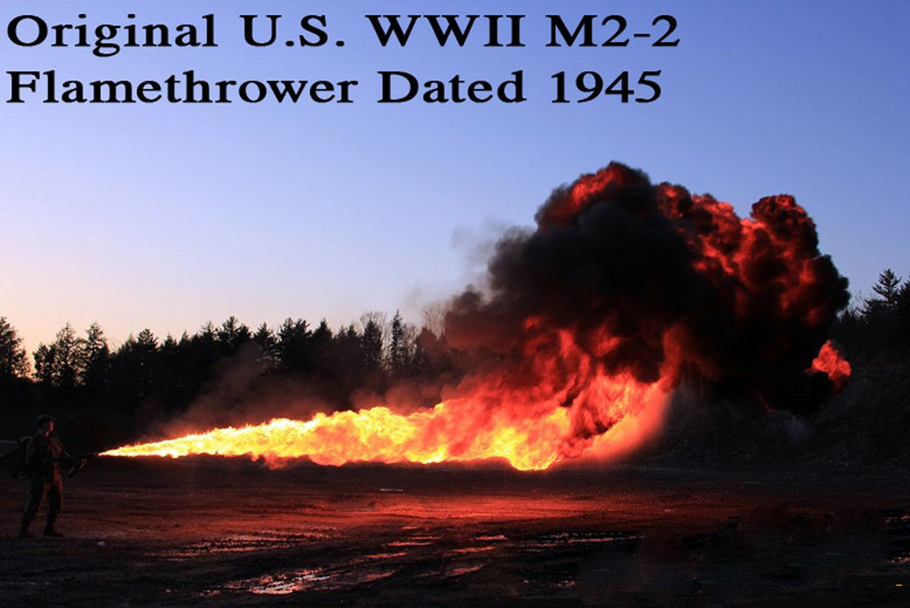 Original U.S. WWII M2-2 Flamethrower Dated 1945 – International ...