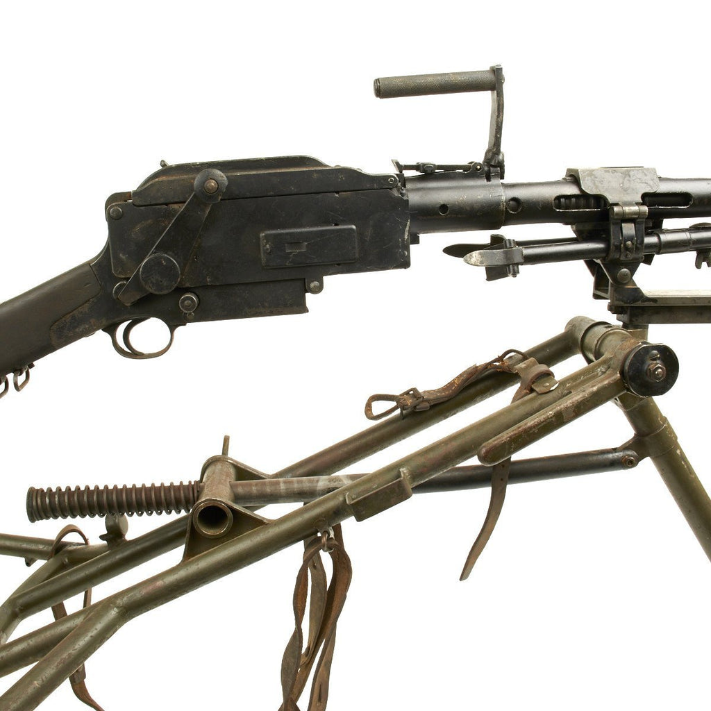 Original German WWII Danish 8mm Madsen Display Machine Gun with Tripod ...