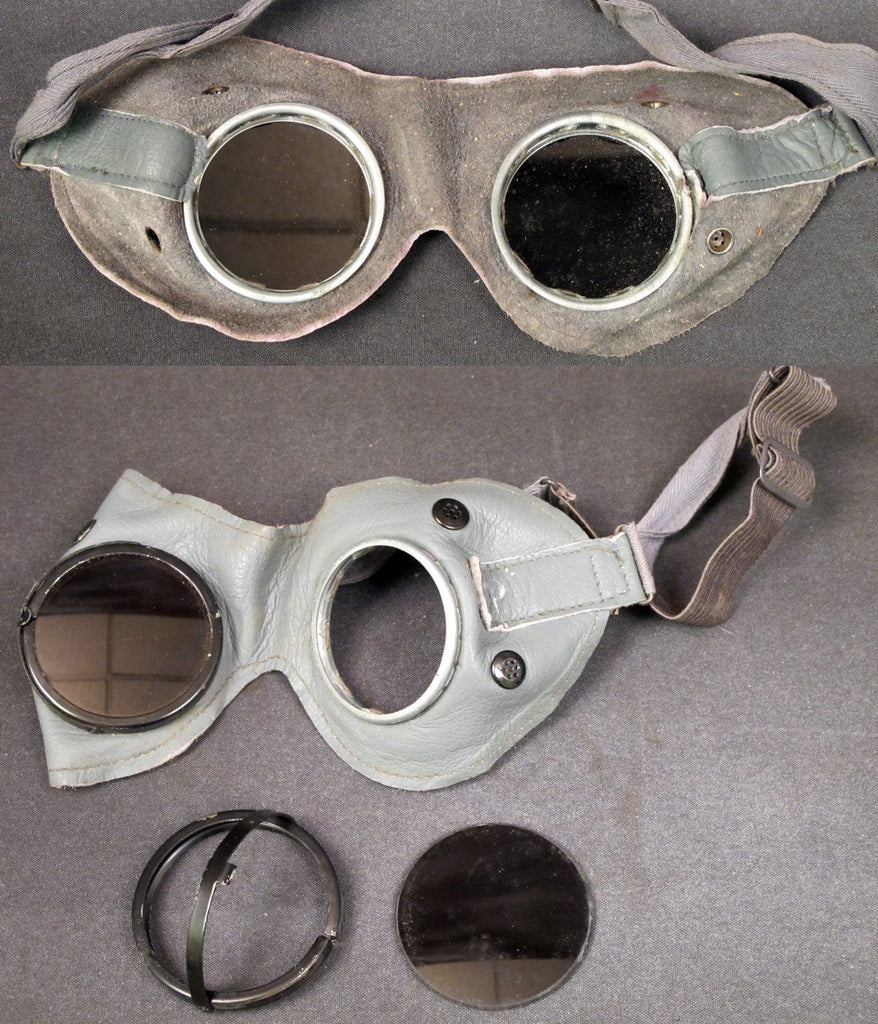 German WW2 Mountain & Motorized Troop Goggles: Carl Zeiss- Umbral ...