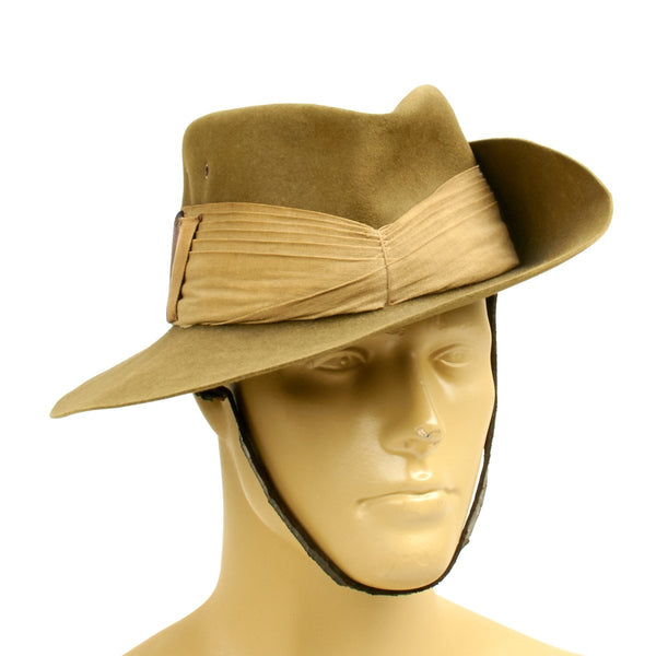 Original WWII Australian Slouch Hat – International Military Antiques