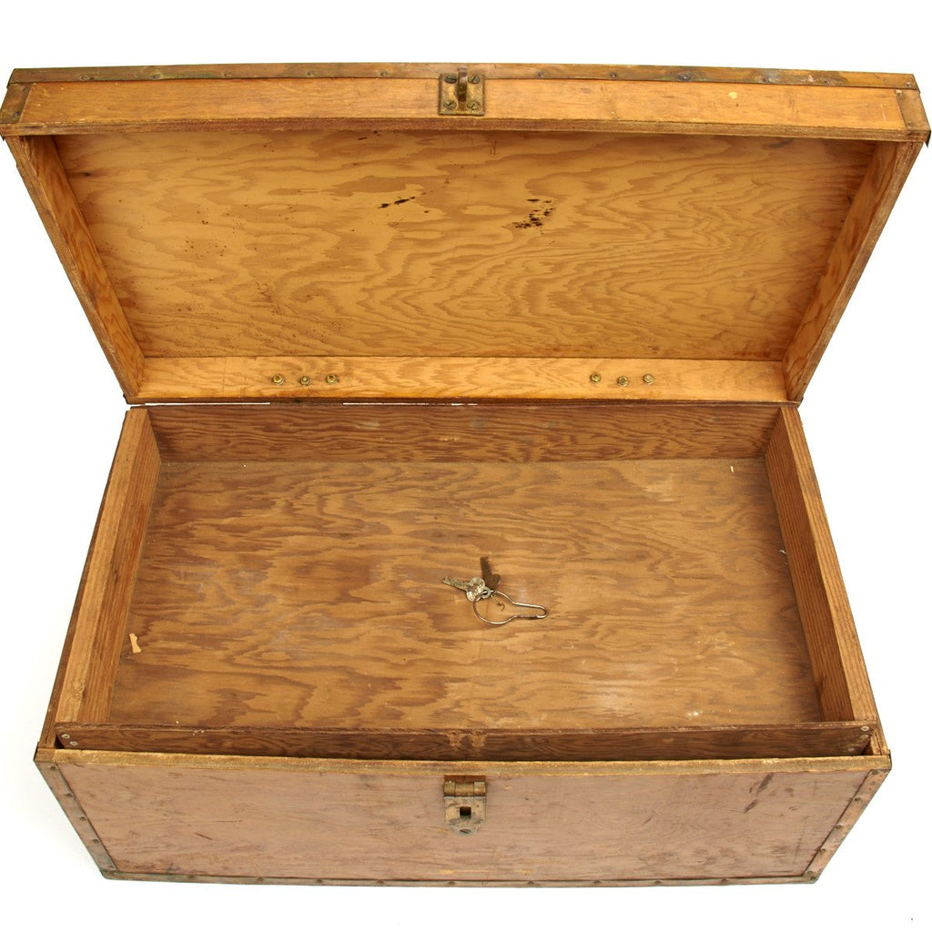 Original U.S. WWII Named Naval Officer Foot Locker – International ...