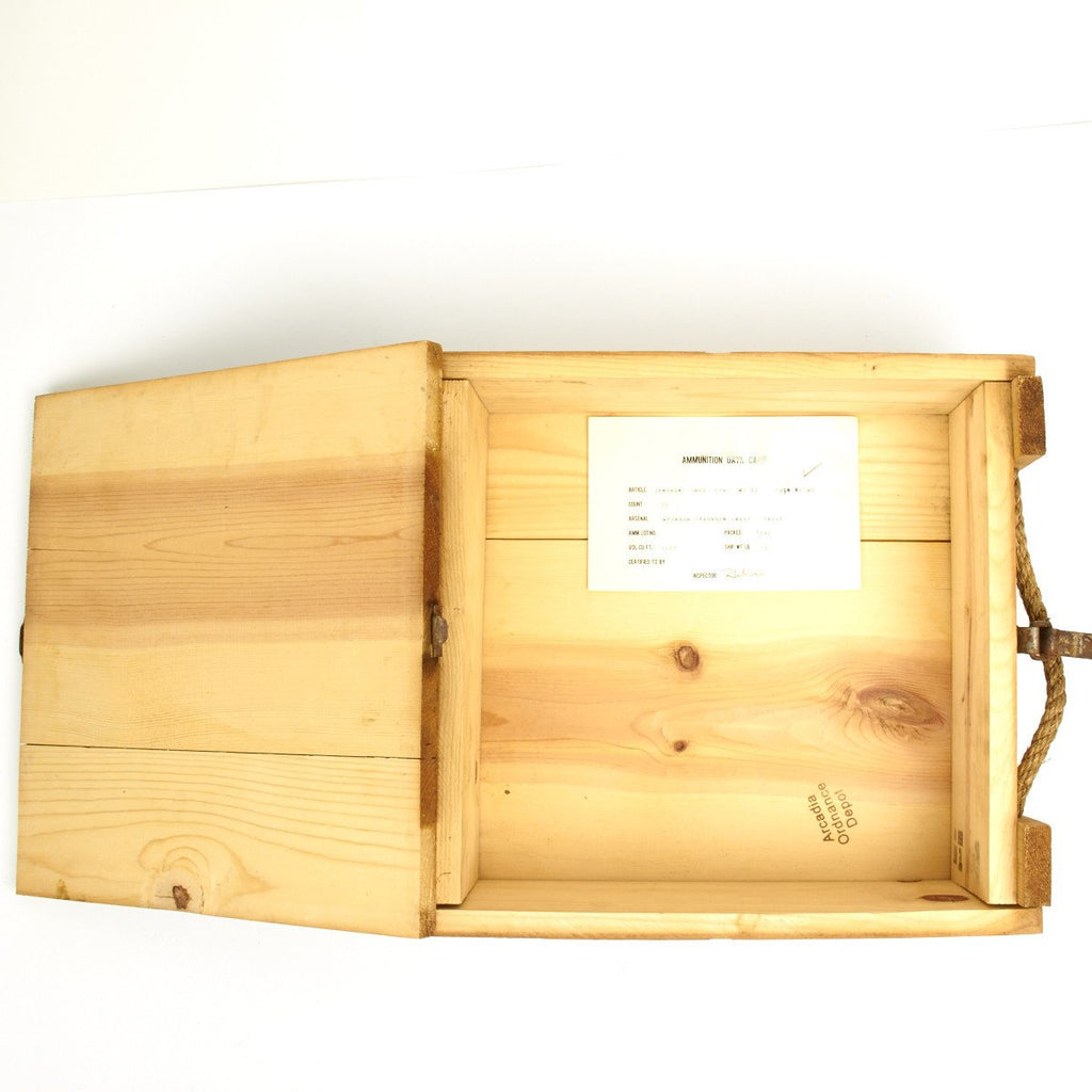 Original U.S. WWII MkII Frag Grenade Crate - Dated 1944 – International ...