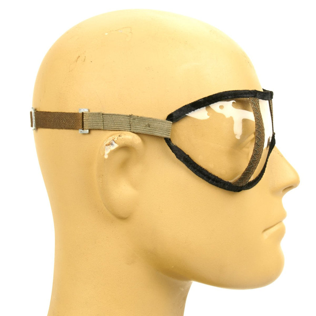 Original German WWII Eye Shield Dust Goggles – International Military ...