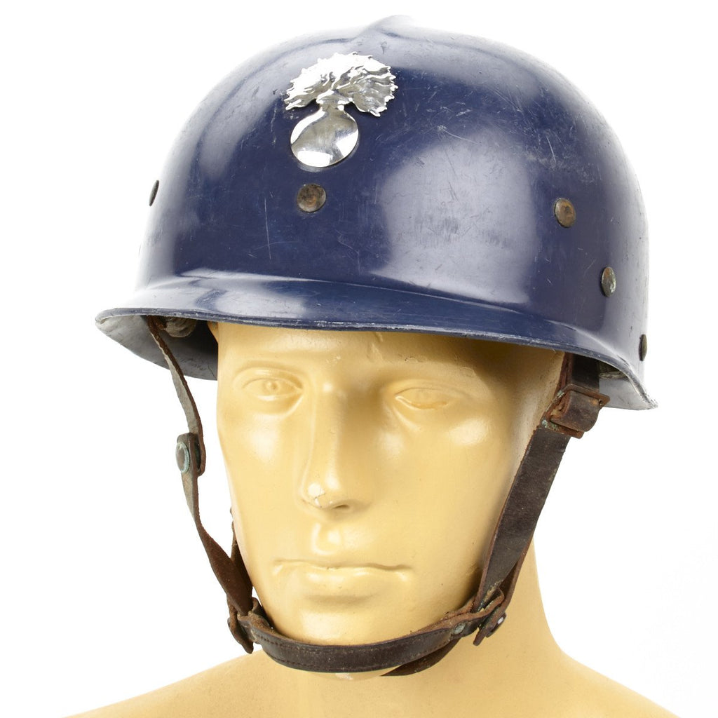 French Riot Helmet Paramilitary Issue – International Military Antiques