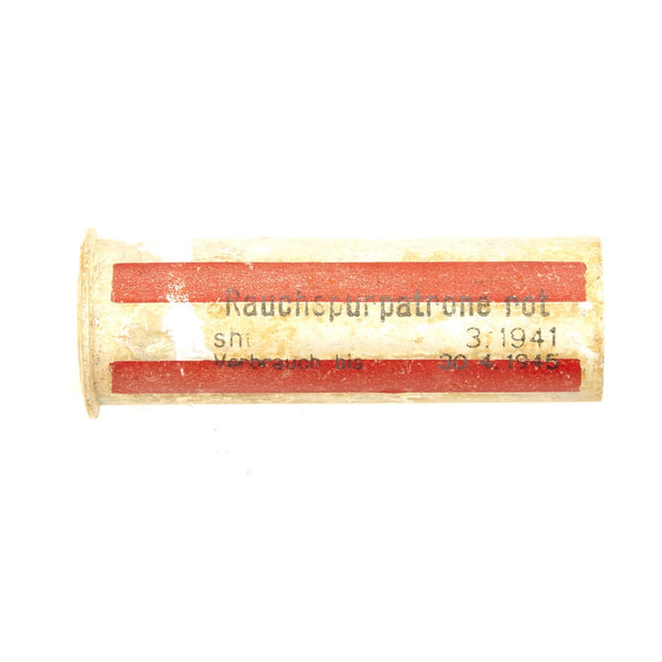 Original German WWII Flare Cannister - Red Smoke Streamer ...