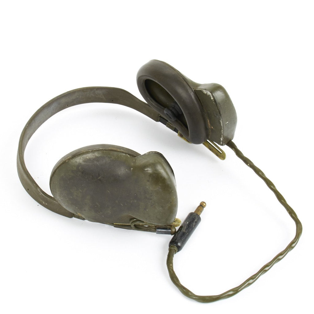 Original U.S. WWII Era H-16/U Headphone Set – International Military ...