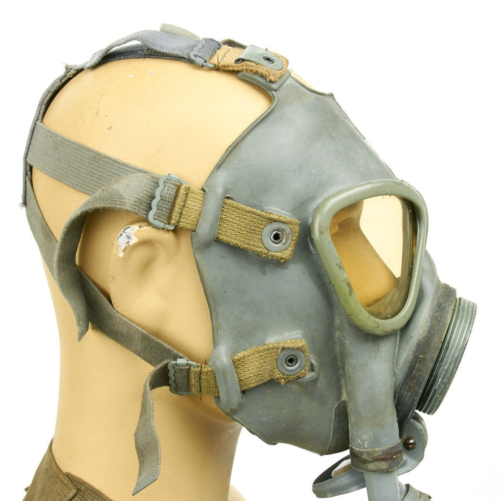 Original U.S. WWII M3 Diaphragm Gas Mask with M1VA1 Bag – International ...