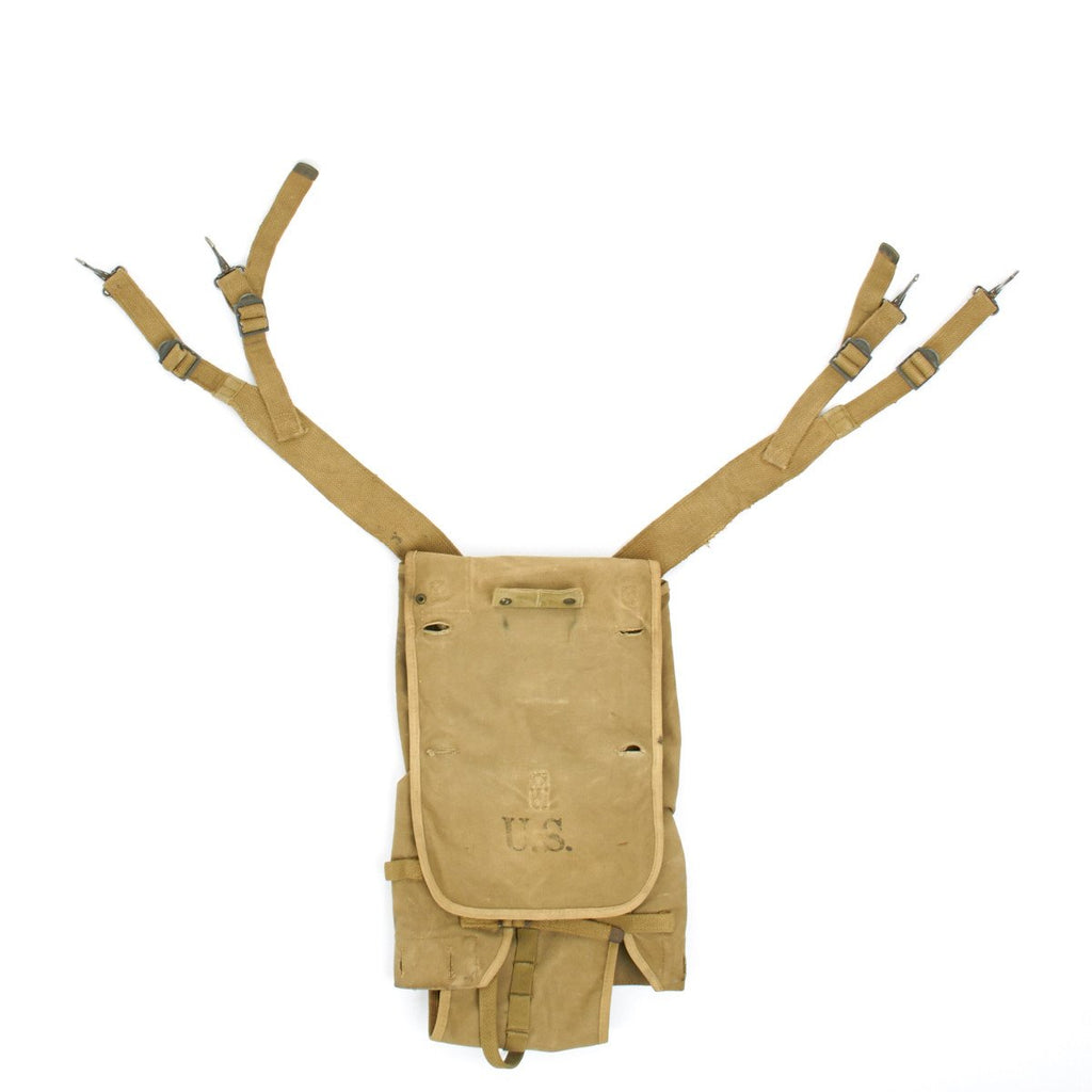 Original U.S. WWII Issue M1928 Haversack – International Military Antiques