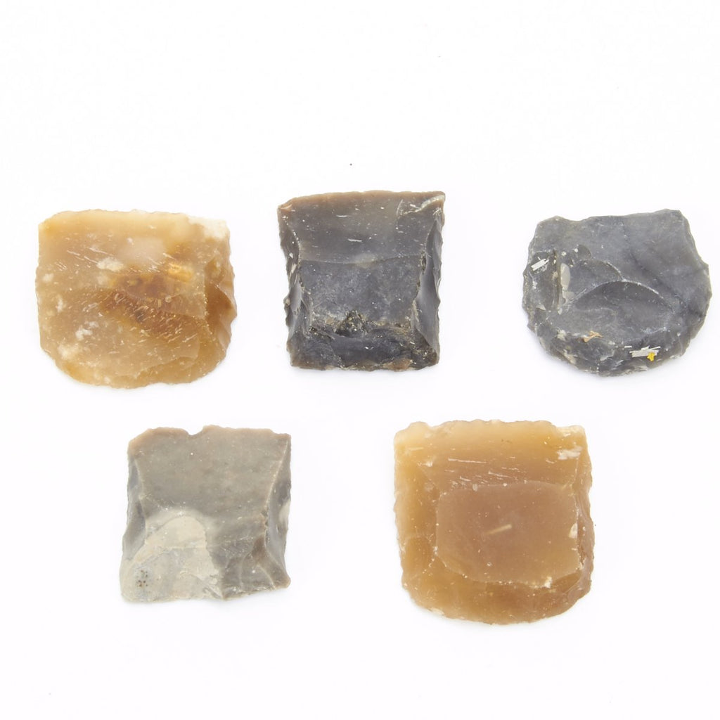 Original 18th Century British and French Flintlock Musket Flints- Sold ...