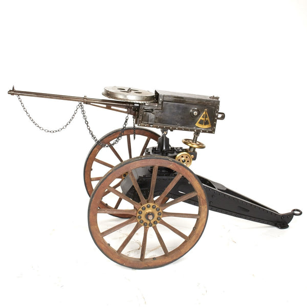 Original 1896 Nepalese Hand Cranked Double Barrel Rapid Fire Bira Gun ...