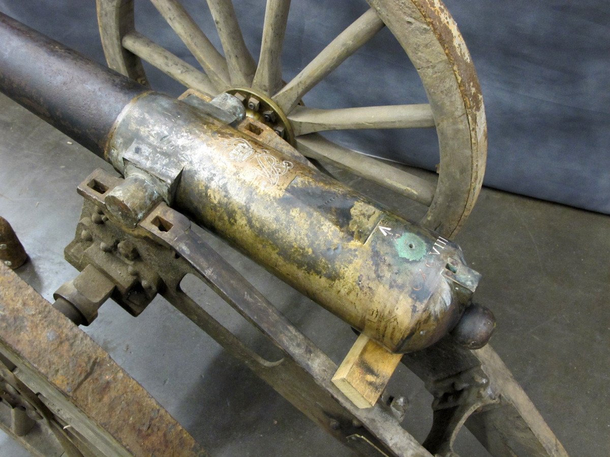 Original British Victorian Era Muzzle Loading 7lb Bronze and Iron ...