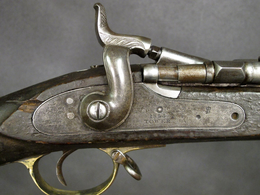 British P-1864 Snider Breech Loading Rifle: Tower Marked & 1854 Dated ...