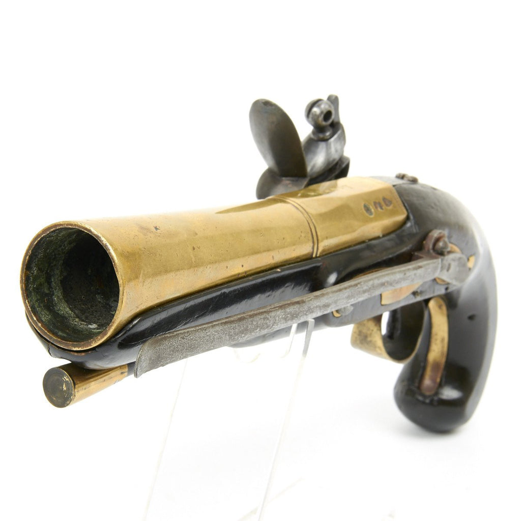 Original British Henry Nock Flintlock Naval Blunderbuss Pistol with ...