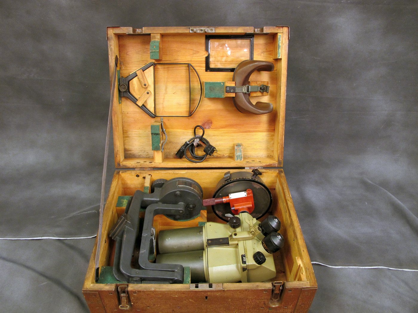 German WWII Kriegsmarine Flak 10 x 80 Binocular Optics Set ...