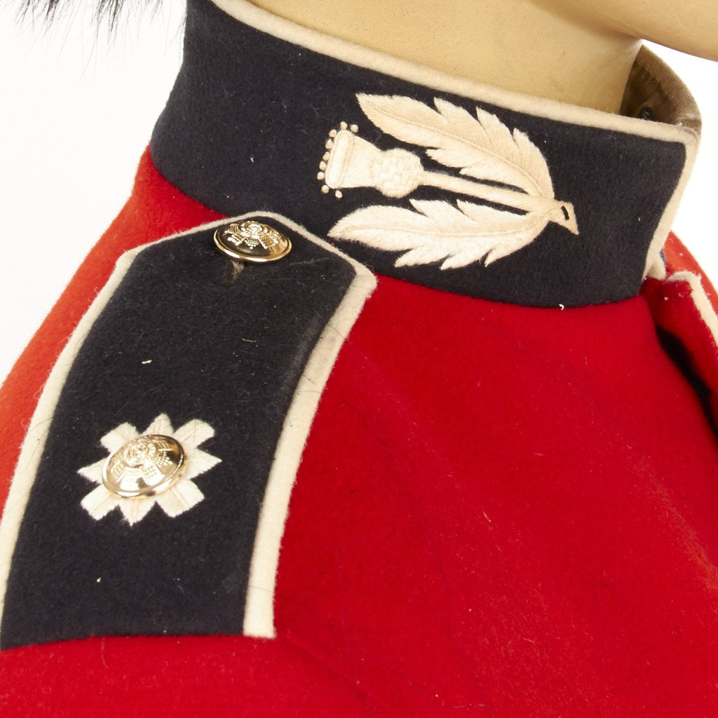 Original British Scots Guard Uniform Set Complete with Bearskin Helmet ...