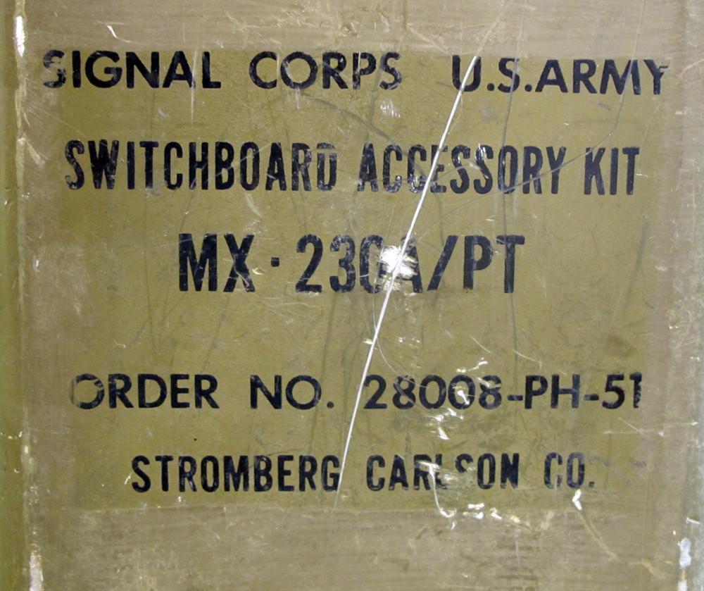 Original U.S. Army Korean & Vietnam War Field Communications Set: SB ...