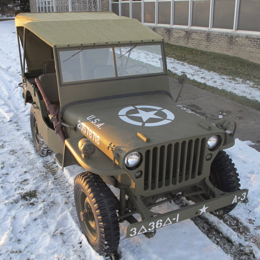 Original U.S. WWII 1943 Ford GPW Jeep with M2 Browning .50 Caliber and ...
