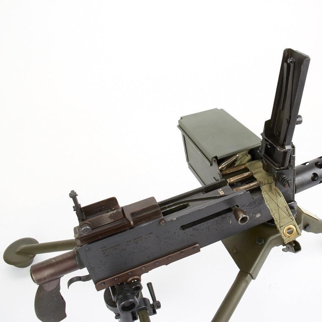 U.S. WWII Browning .30 Caliber 1919A4 Complete Display MG with Tripod ...