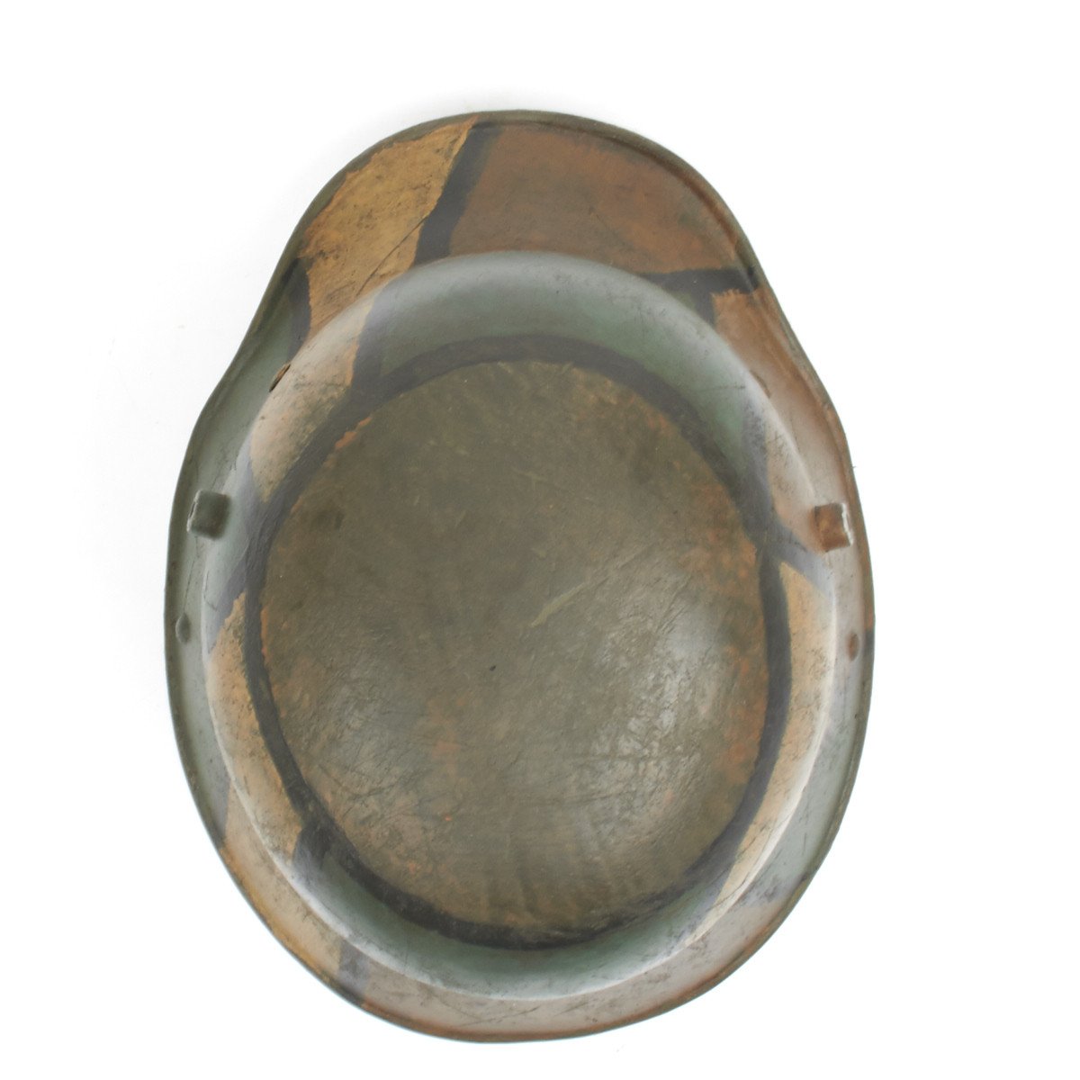 Original Imperial German WWI Refurbished M16 WWI 1st Foot Guards Regiment Camouflage Helmet ...
