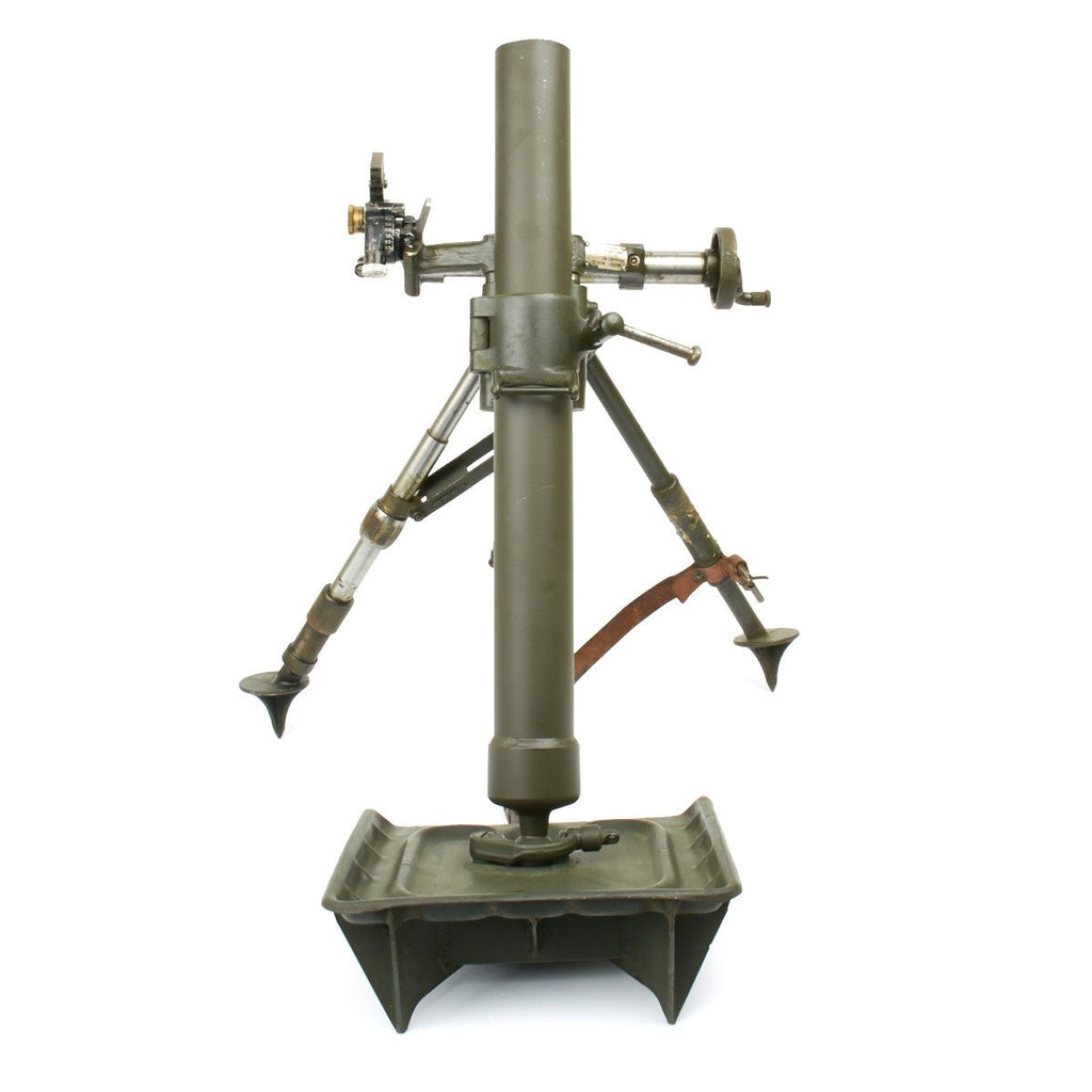 Original U.S. WWII M2 60mm Display Mortar with M4 Collimator Sight and ...