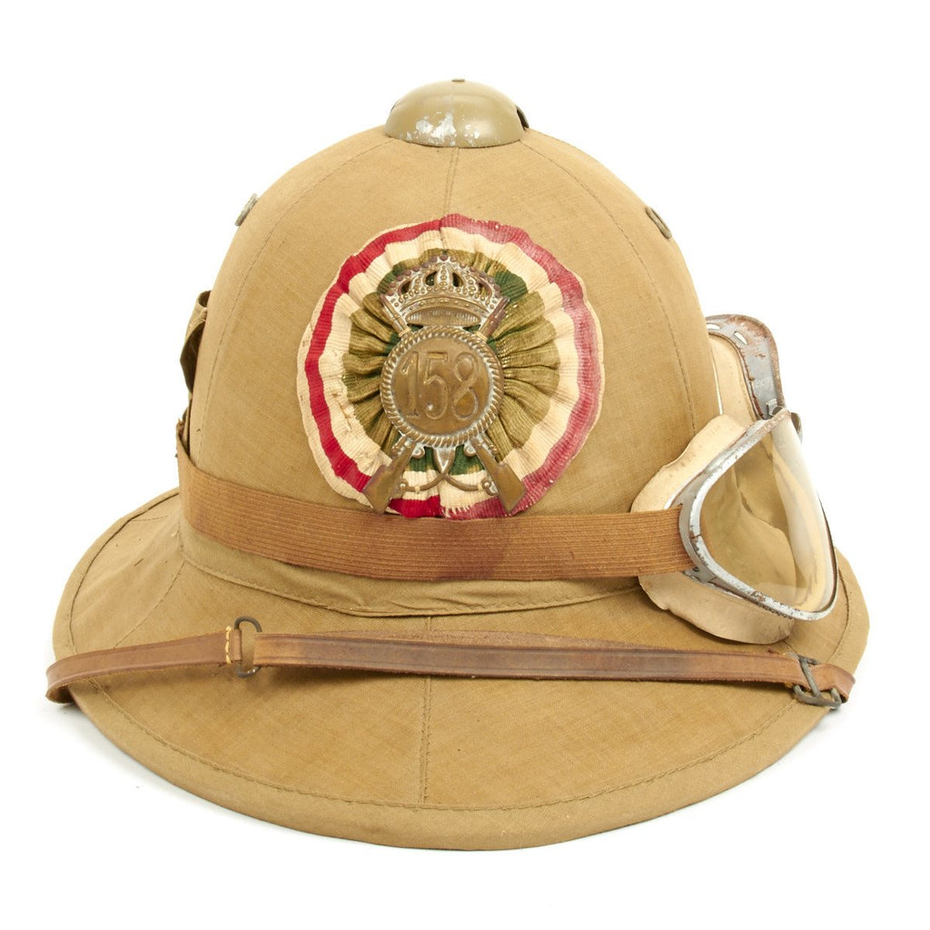 Original Italian WWII North African Campaign M1928 Tropical Sun Pith ...
