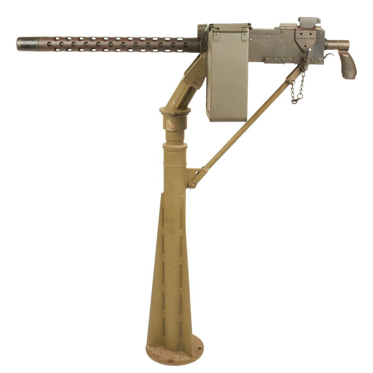 Original U.S. WWII Browning .30 Caliber 1919A4 Display Machine Gun with ...