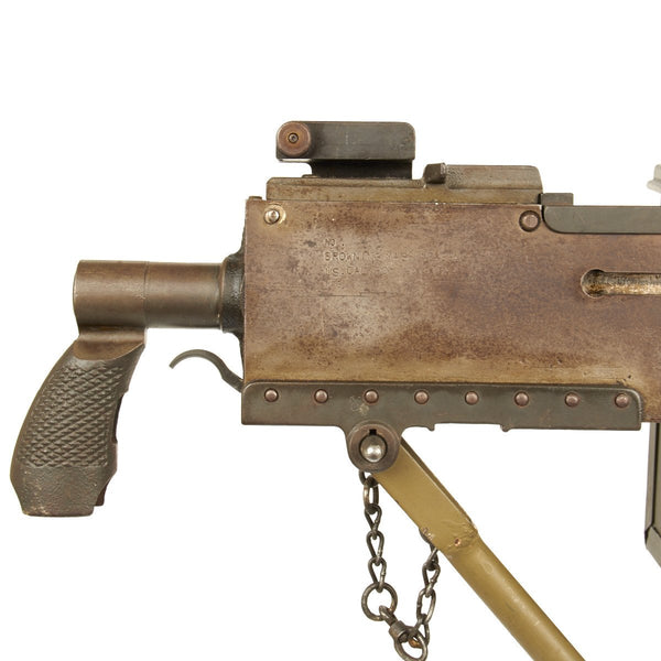 Original U.S. WWII Browning .30 Caliber 1919A4 Display Machine Gun with ...