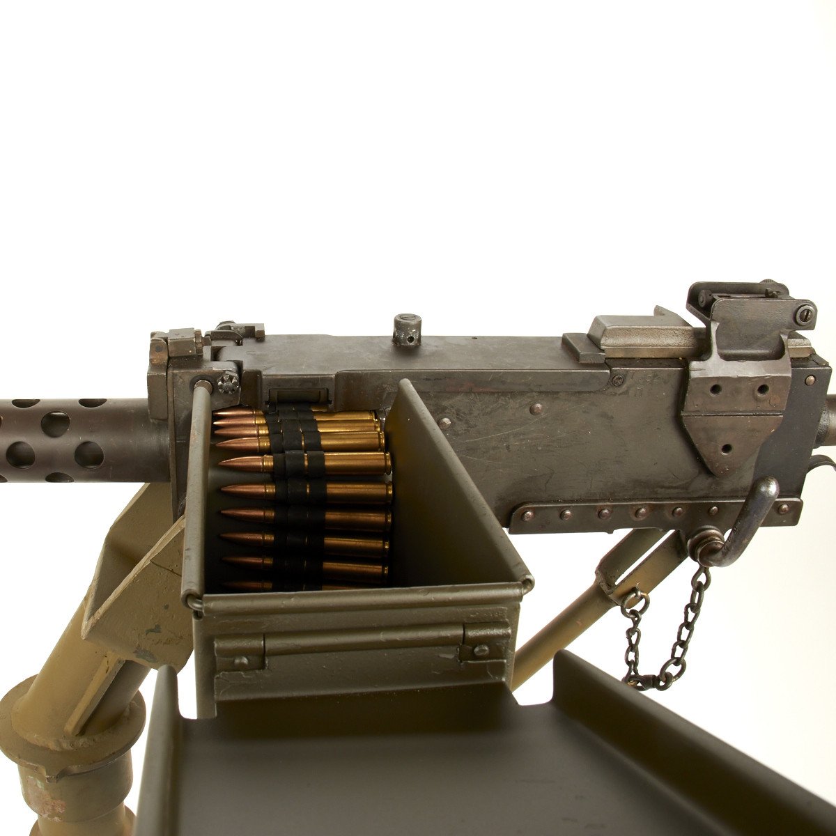 Original U.S. WWII Browning .30 Caliber 1919A4 Display Machine Gun with ...