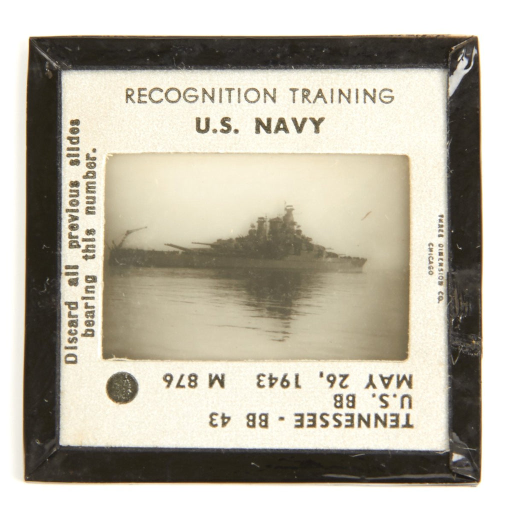 Original U.S. WWII Navy Recognition Training 35mm Slides - Complete Box ...