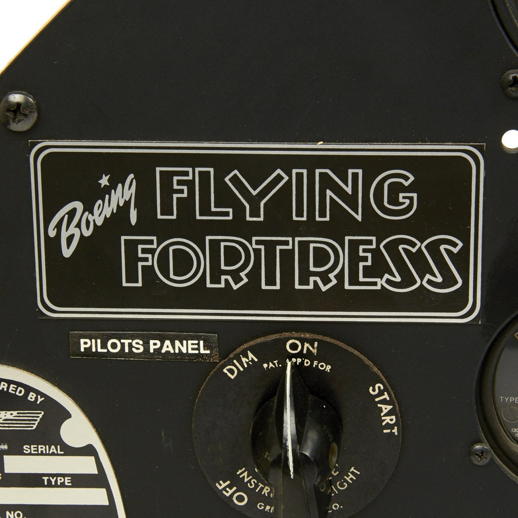 Original U.S. WWII Boeing B-17 Flying Fortress Cockpit Instrument ...