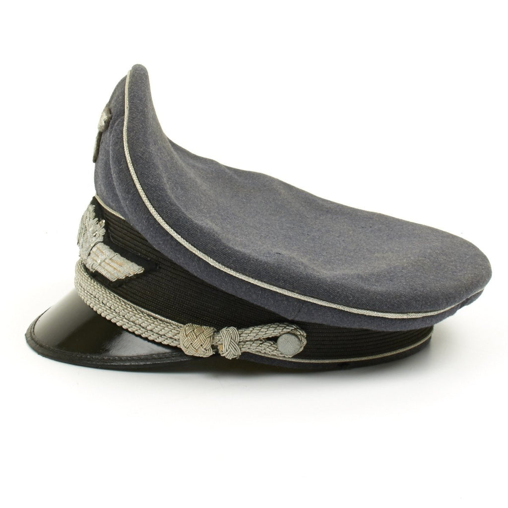 Original German WWII Luftwaffe Officer Visor Cap by Extraklasse ...