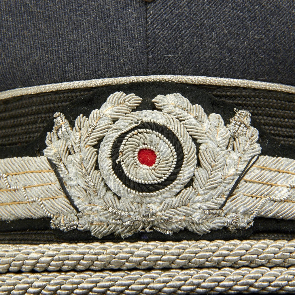 Original German WWII Luftwaffe Officer Visor Cap by Extraklasse ...