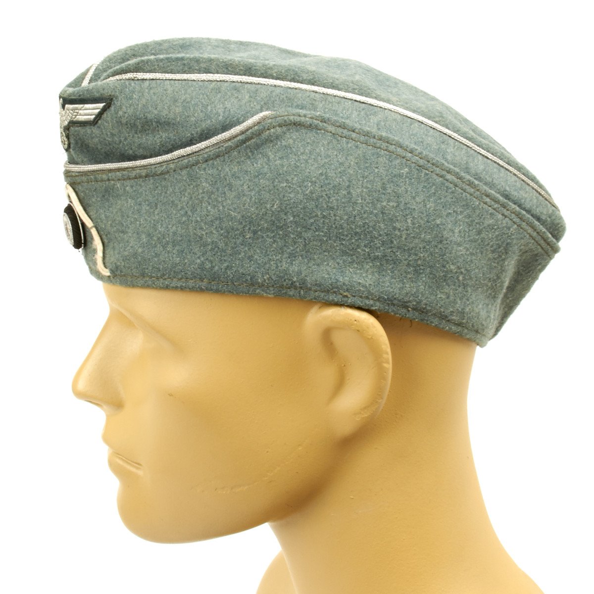 Original WWII German Heer Officer M38 Overseas Cap - Size 58 ...